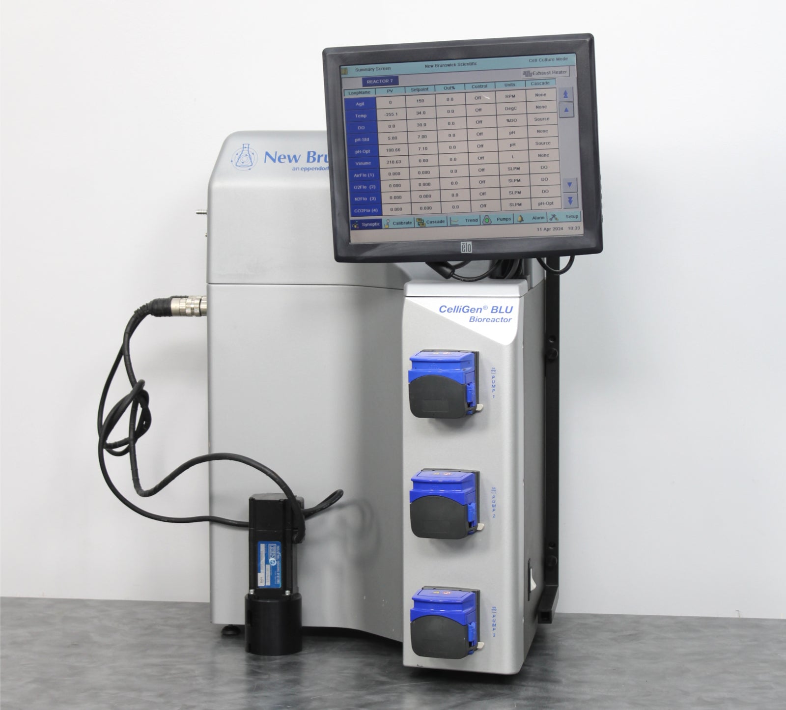 Eppendorf New Brunswick CelliGen BLU Bioreactor BLU-120-HSA M1374-120-