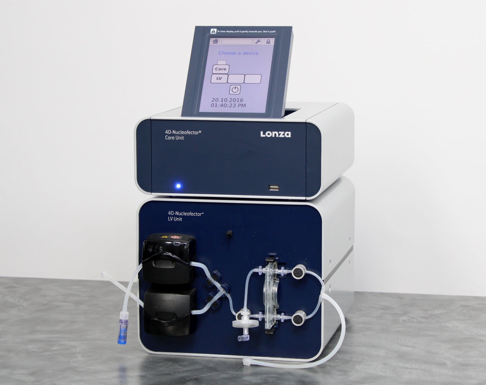 Lonza 4D-Nucleofector Cell Transfection System Core Unit and LV Unit