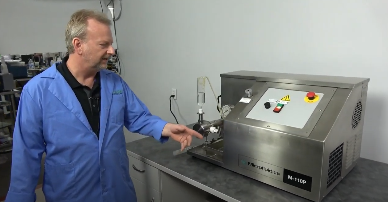 Microfluidics M-110P Electric Microfluidizer Demo
