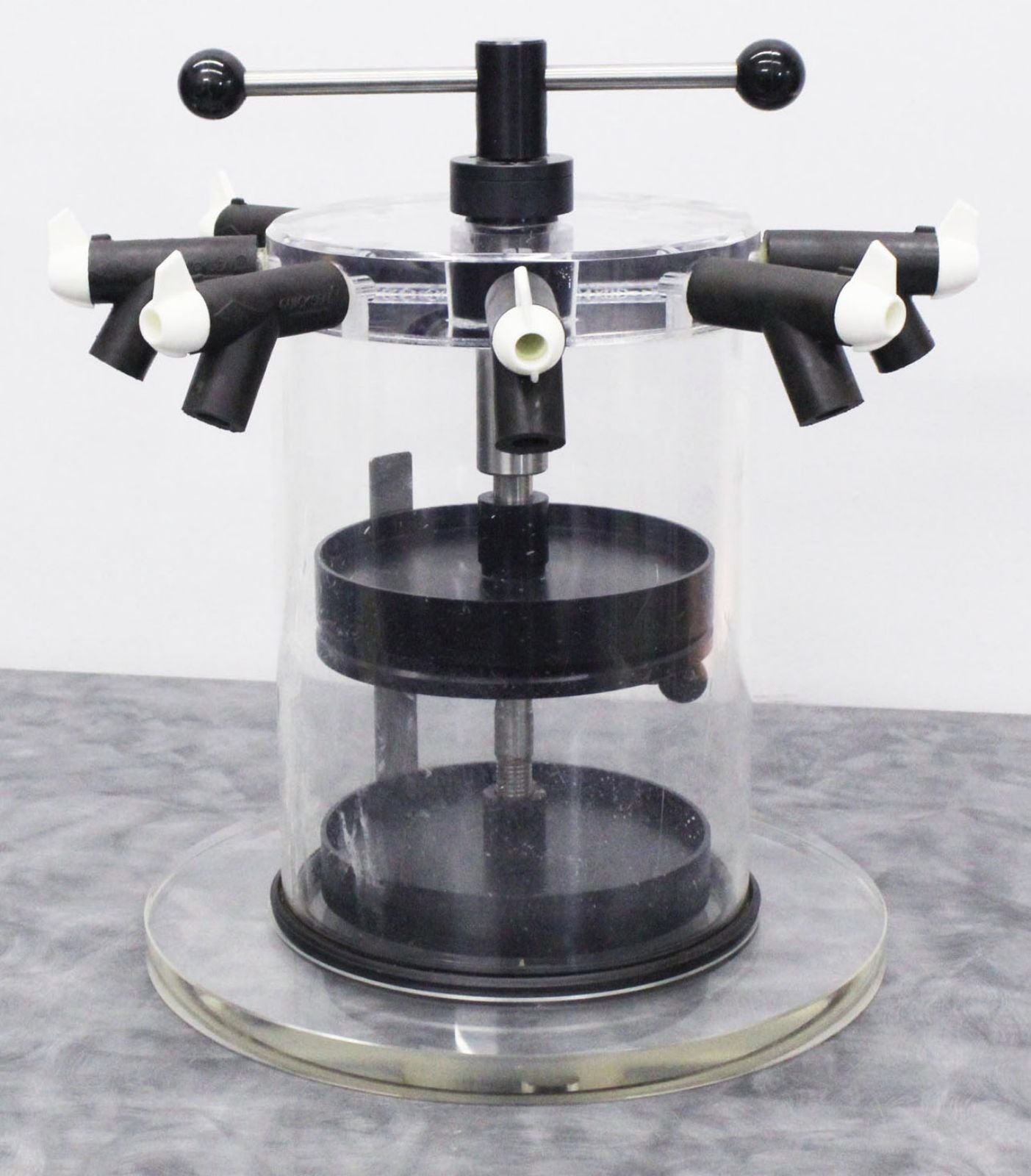 VirTis 8-Port Acrylic Manifold and Unheated Stoppering