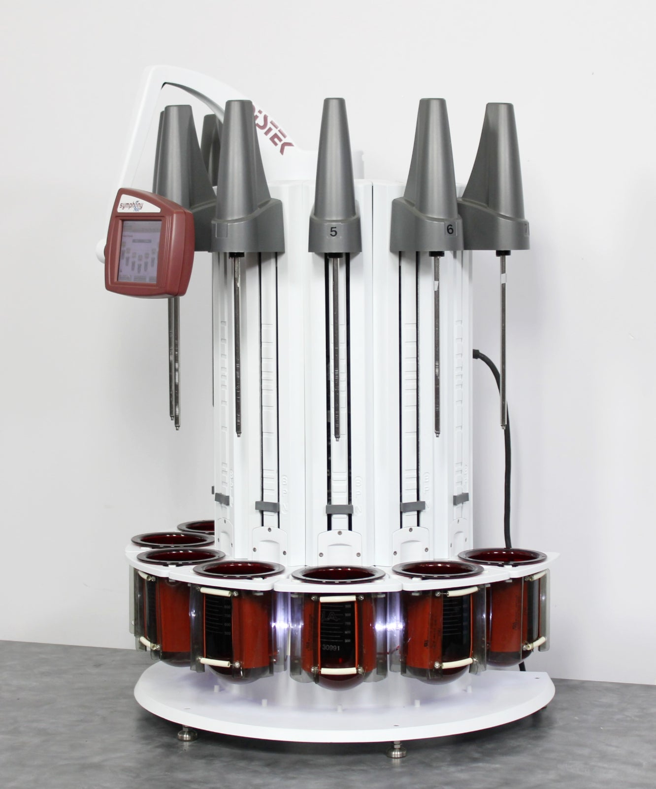 Distek Symphony 7100 Bathless Dissolution System with 7 1L Dissolution