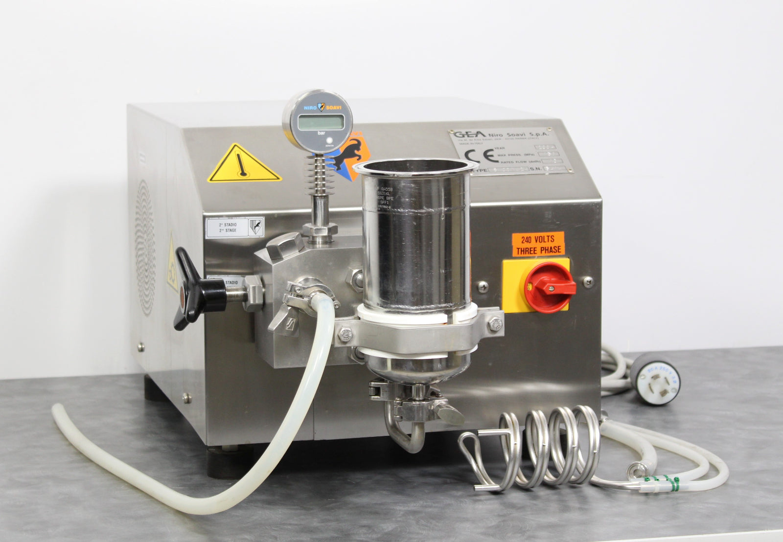GEA Niro Soavi NS1001L2K High Pressure Laboratory Homogenizer
