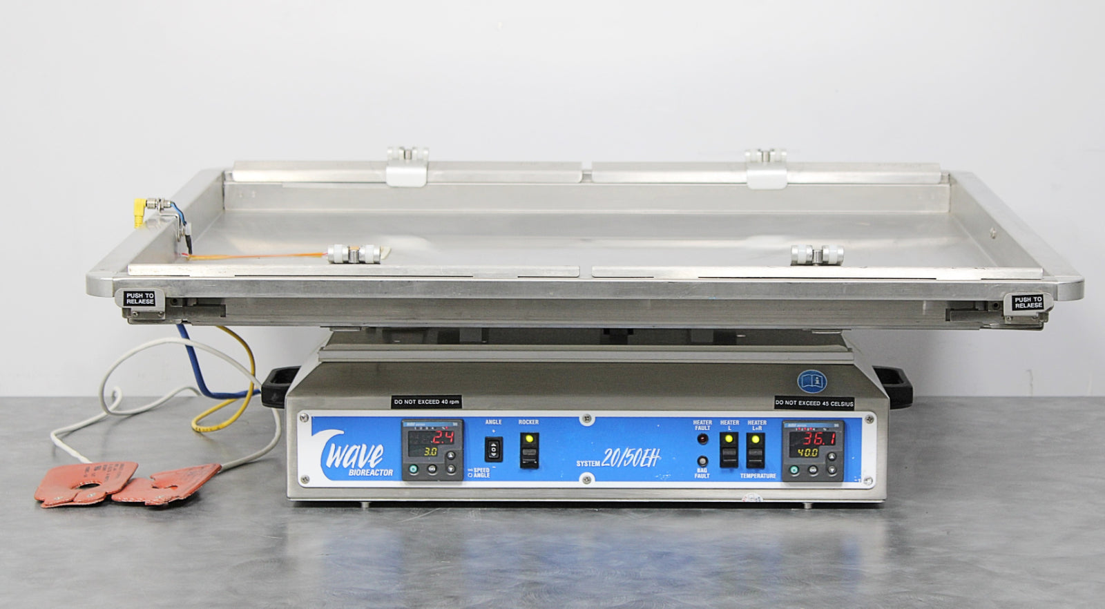 Wave Biotech Bioreactor 20/50EH Rocker w/ 50L Wave Holder