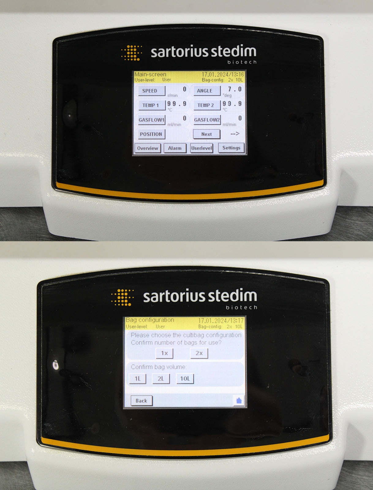 Sartorius BIOSTAT RM 20/50 Basic Rocker Wave Bioreactor