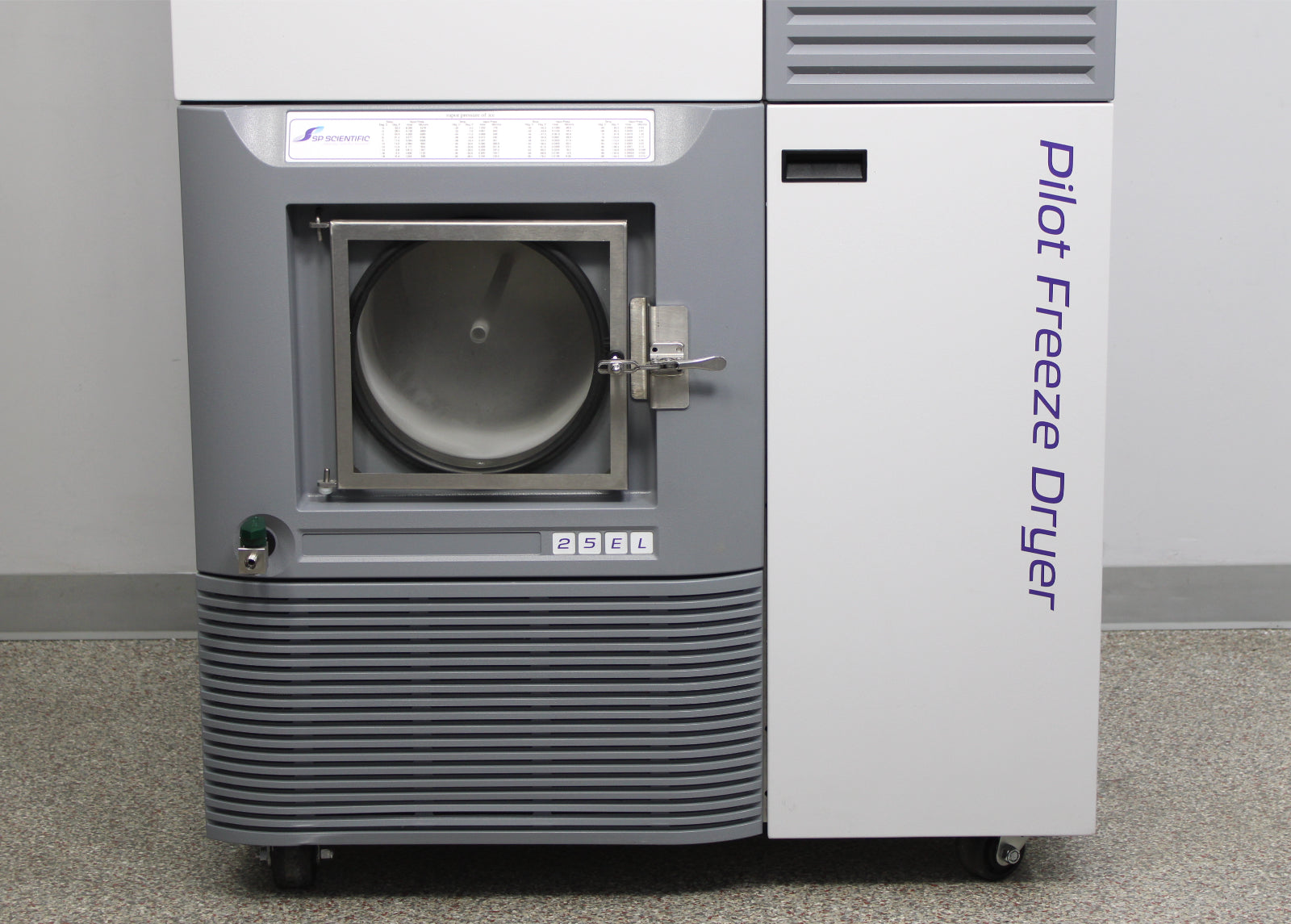 VirTis Genesis 25 EL Pilot Stoppering Shelf Freeze Dryer