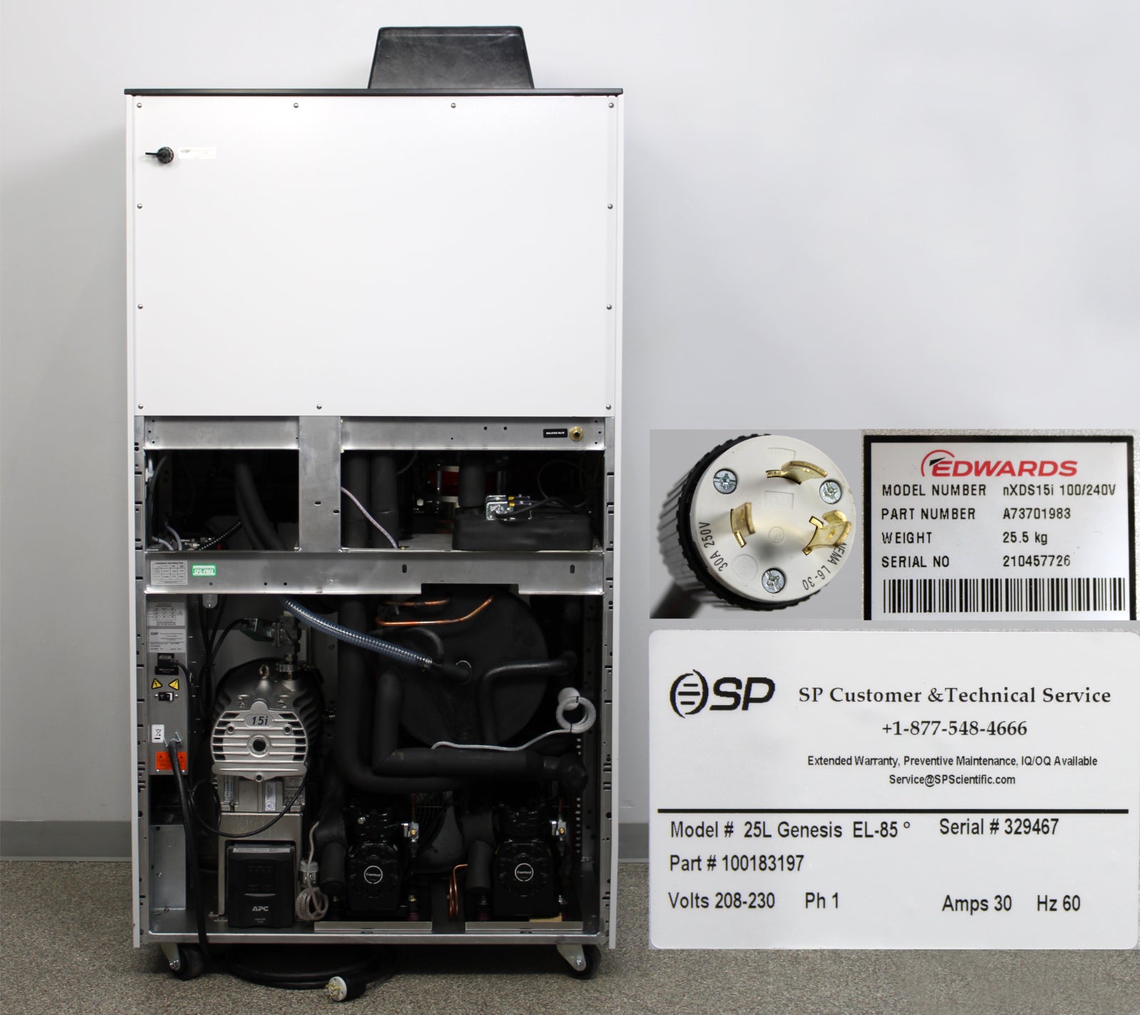 VirTis Genesis 25 EL Pilot Stoppering Shelf Freeze Dryer