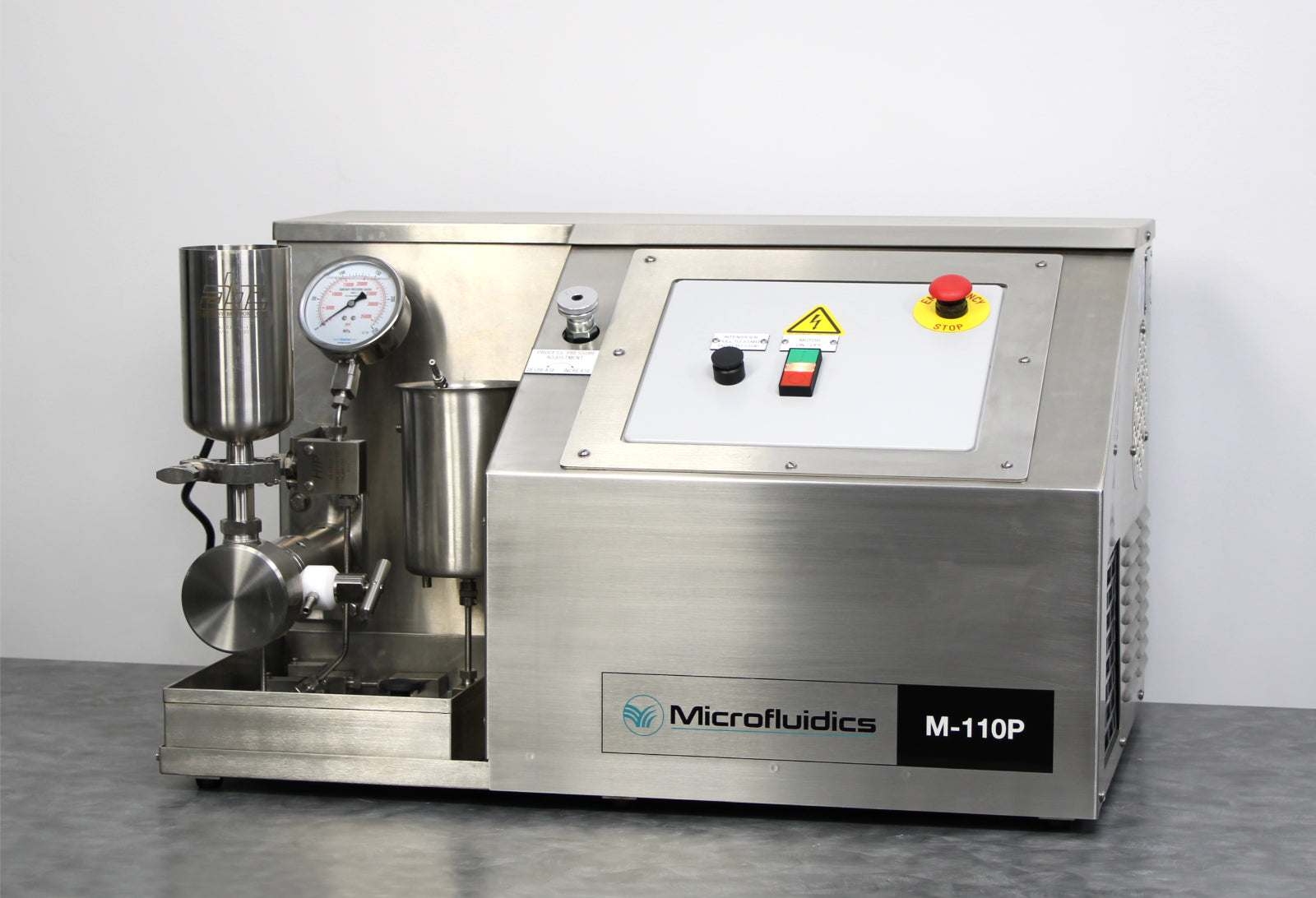 Microfluidics M-110P Microfluidizer Processor Homogenizer