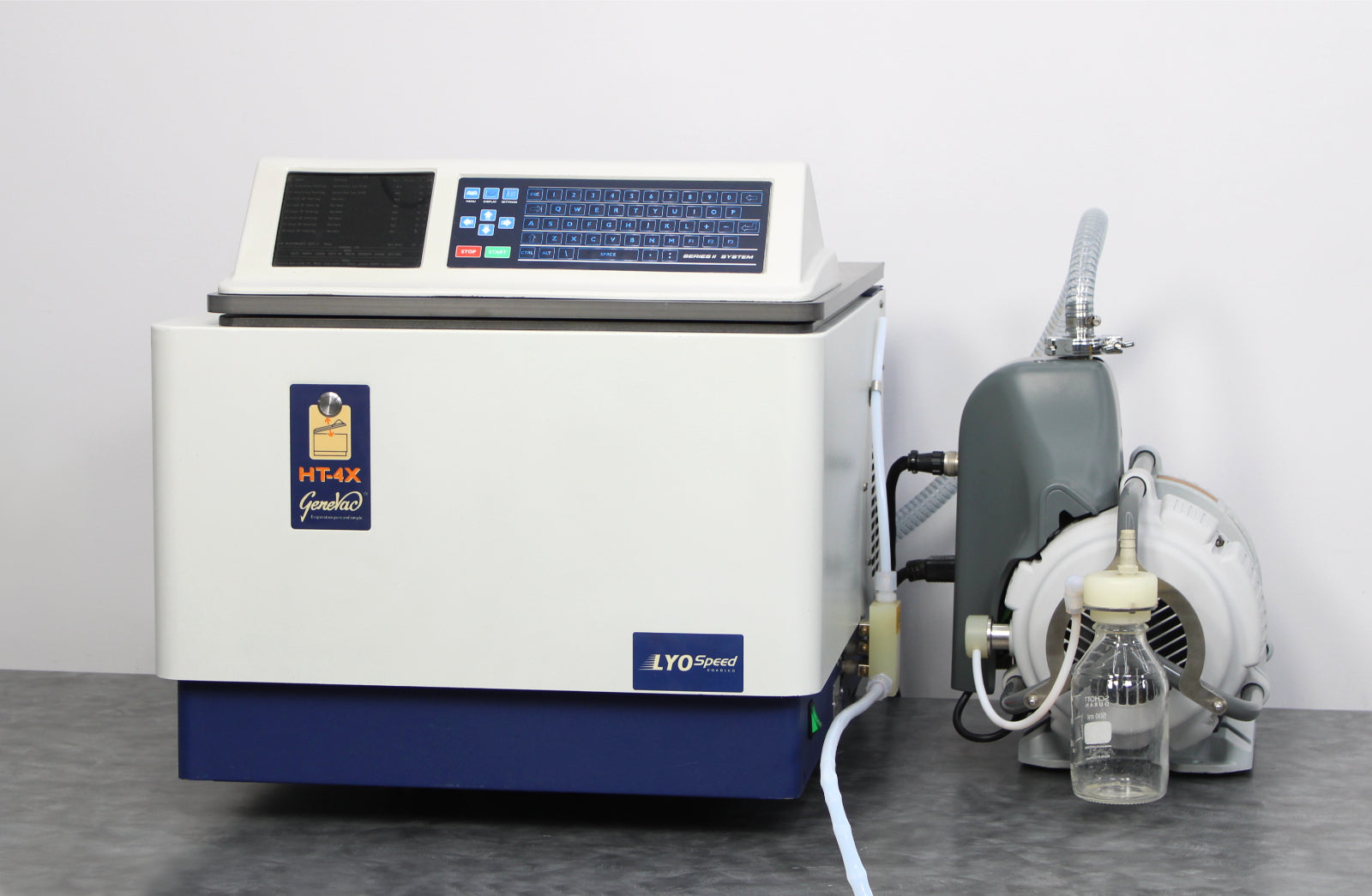 GeneVac HT-4X Centrifugal Vacuum Evaporator with Edwards XDS5 Vacuum P