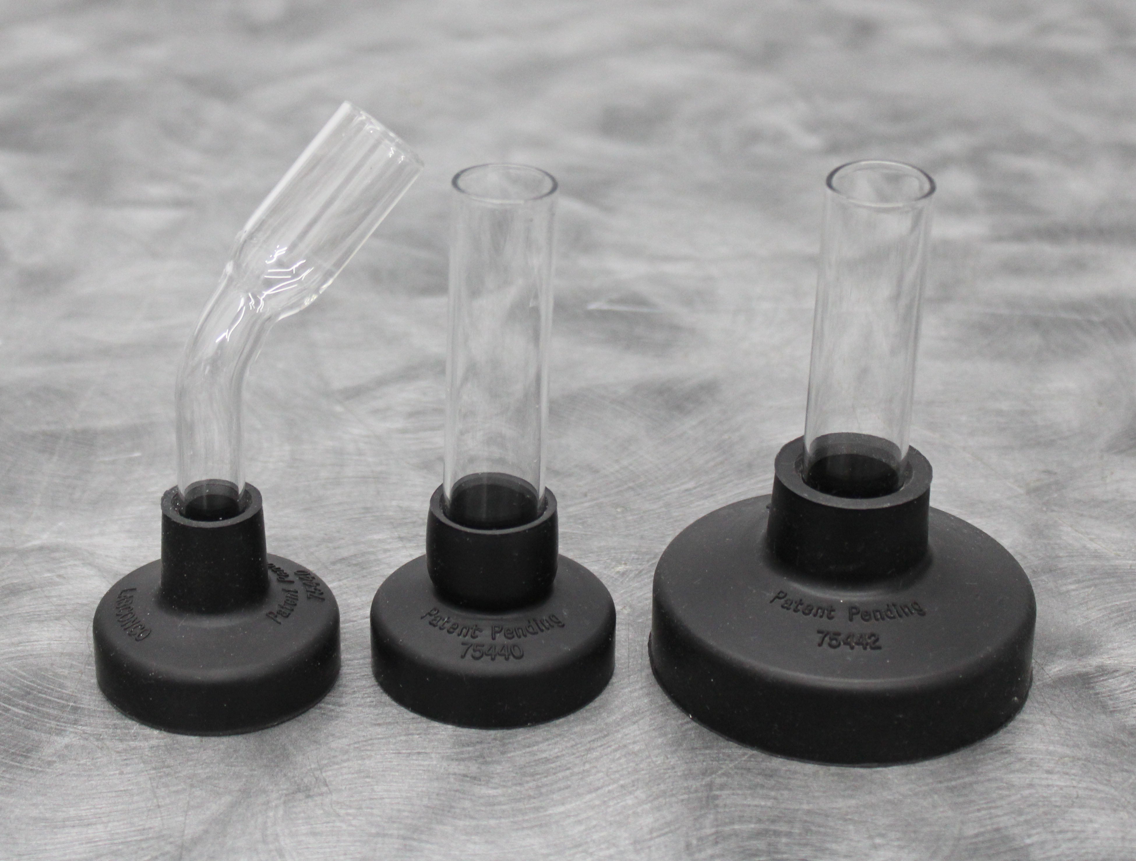 x3 Labconco Freeze Dryer Flask Tops 75440 and 75442 with Glass Adapter