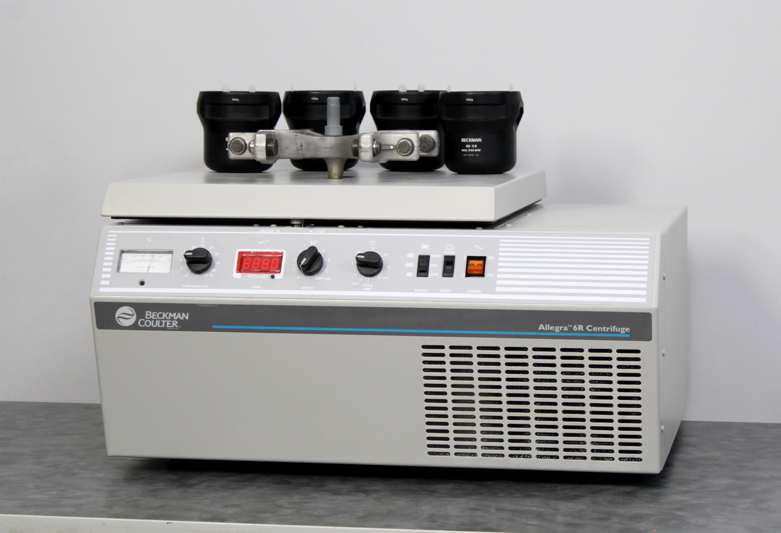 Beckman Coulter Allegra 6R Refrigerated Benchtop Centrifuge and GH 3.8