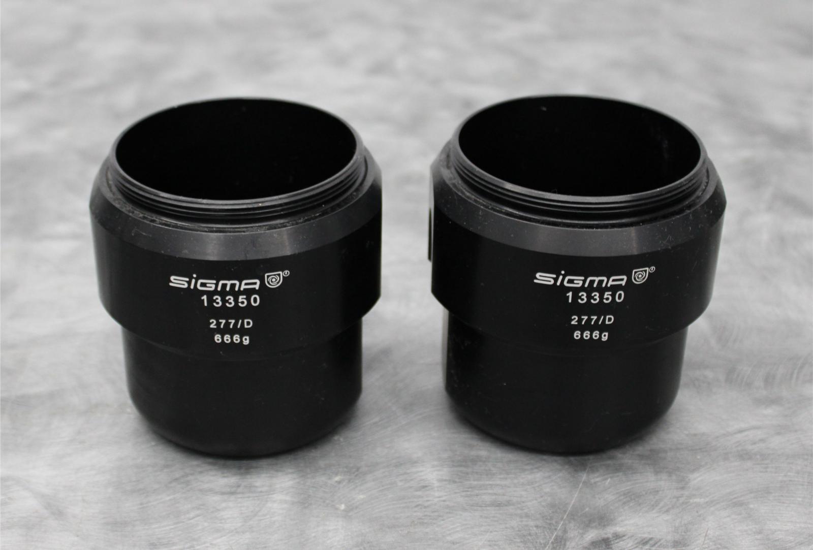 x2 Sigma 13350 Centrifuge Rotor Buckets 750mL for Sigma 11150 Swing-Ou