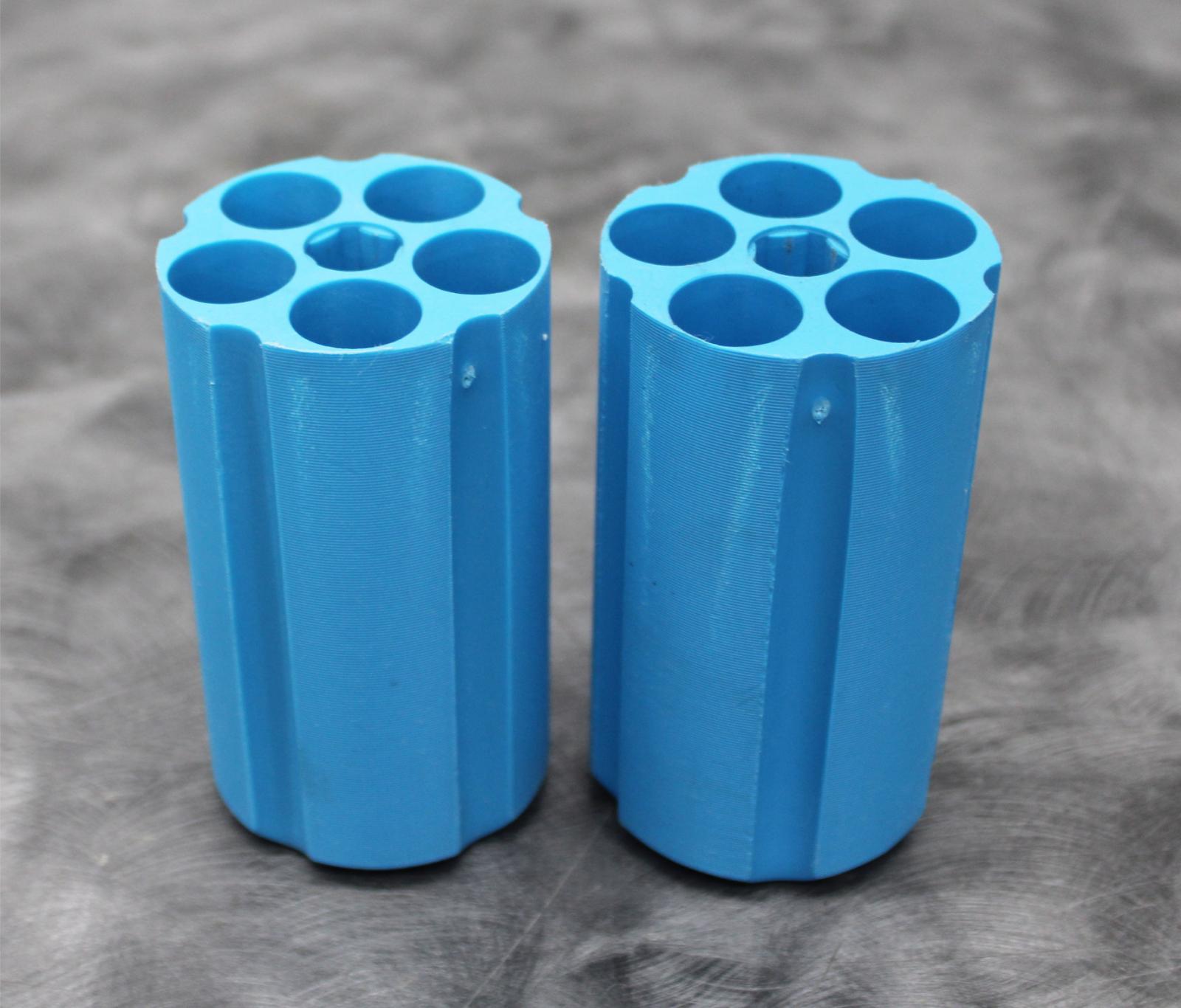 x2 Beckman Coulter 356995 Centrifuge 250mL Rotor 5x18mm Tube Adapters