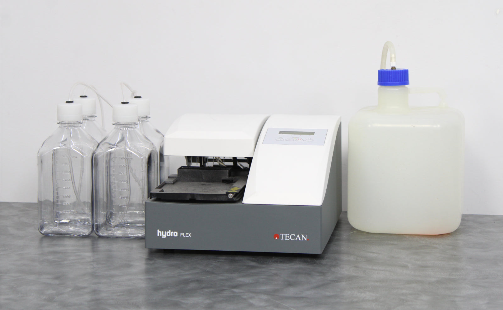 Tecan Hydroflex Microplate Strip Washer 30087531 with Bottles and Soft