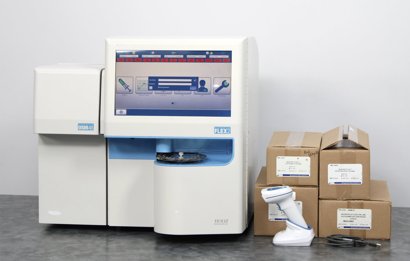 Nova Biomedical BioProfile FLEX2 Cell Culture Analyzer with OSM48 Osmo