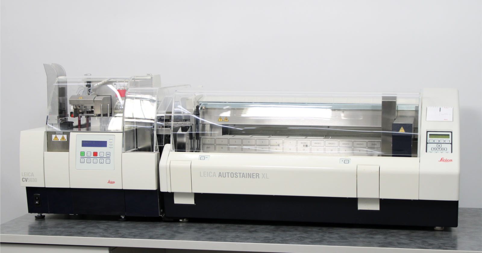 Leica AutoStainer XL ST5010 Automatic Slide Stainer w/ CV5030 & TS5015