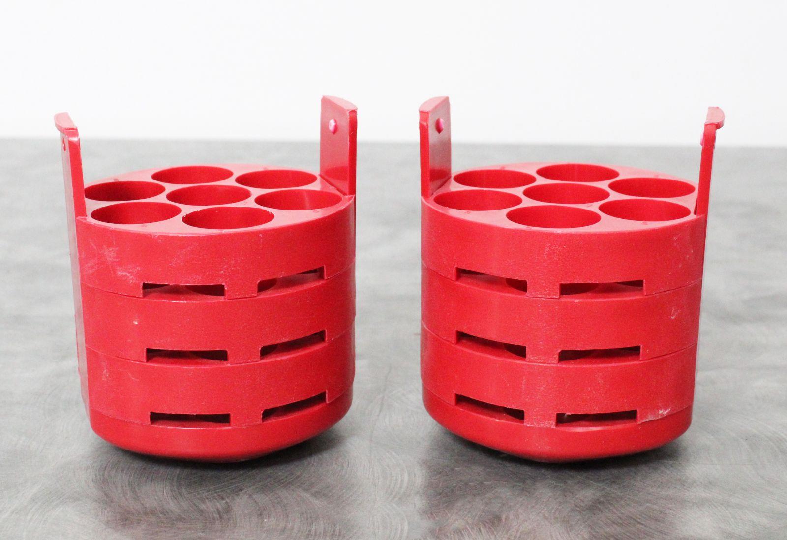 Lot of 2 Jouan 11210560 Swing Bucket Rotor Insert Adapters 7x30mL for