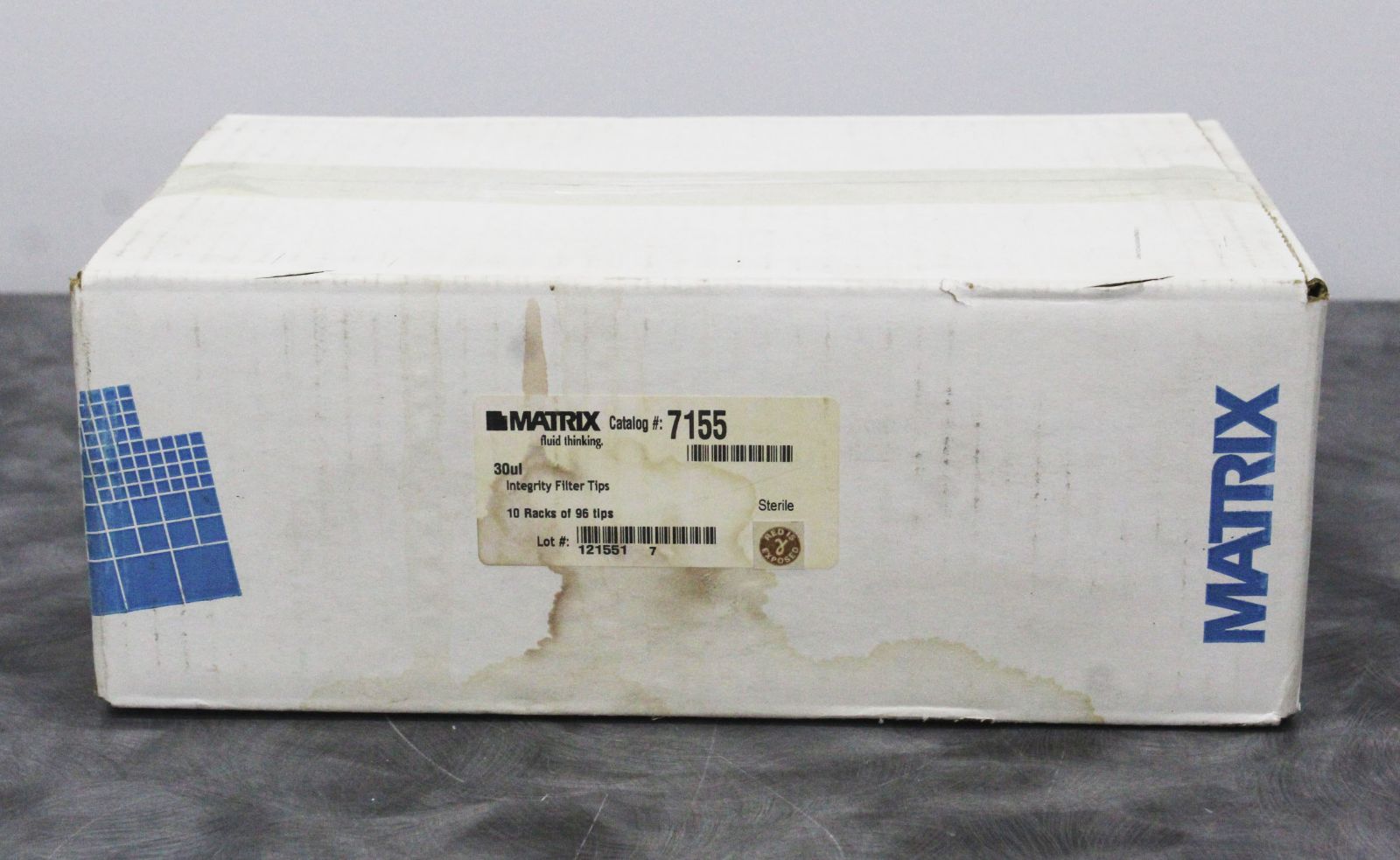 Matrix Cat. NO. 7155 Sterile 30µl Integrity Filter Tips 10 Racks of 96
